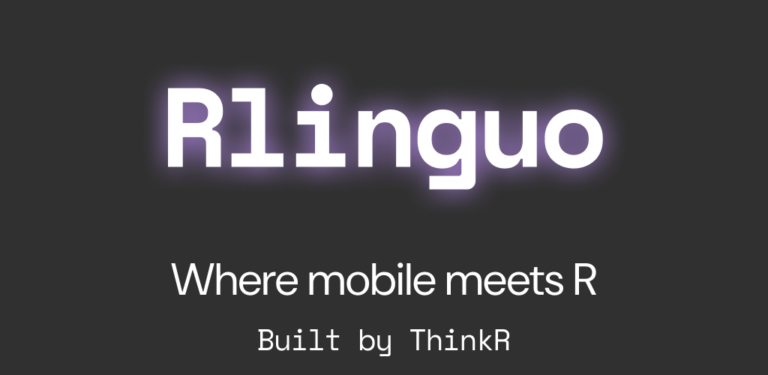 Introducing Rlinguo, a native mobile app that runs R - Rtask